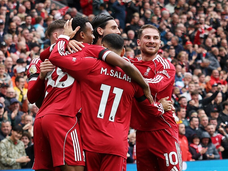 リバプールがプレミア開幕5連勝！ フラーフェンベルフが1G1Aの活躍、2－1でエバートンとのダービーを制す！ 遠藤航は3戦連続出番なし | サッカーダイジェストWeb